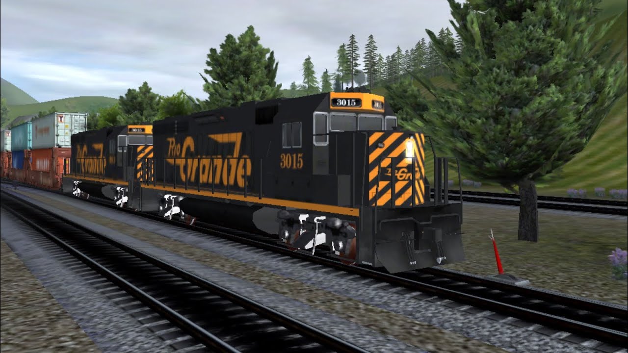 Playing the Rio Grande Transport - GP38 (Trainz #47) - YouTube