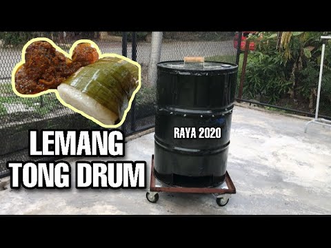 Bakar Lemang Guna Tong Drum Diy! Raya 2020 - YouTube