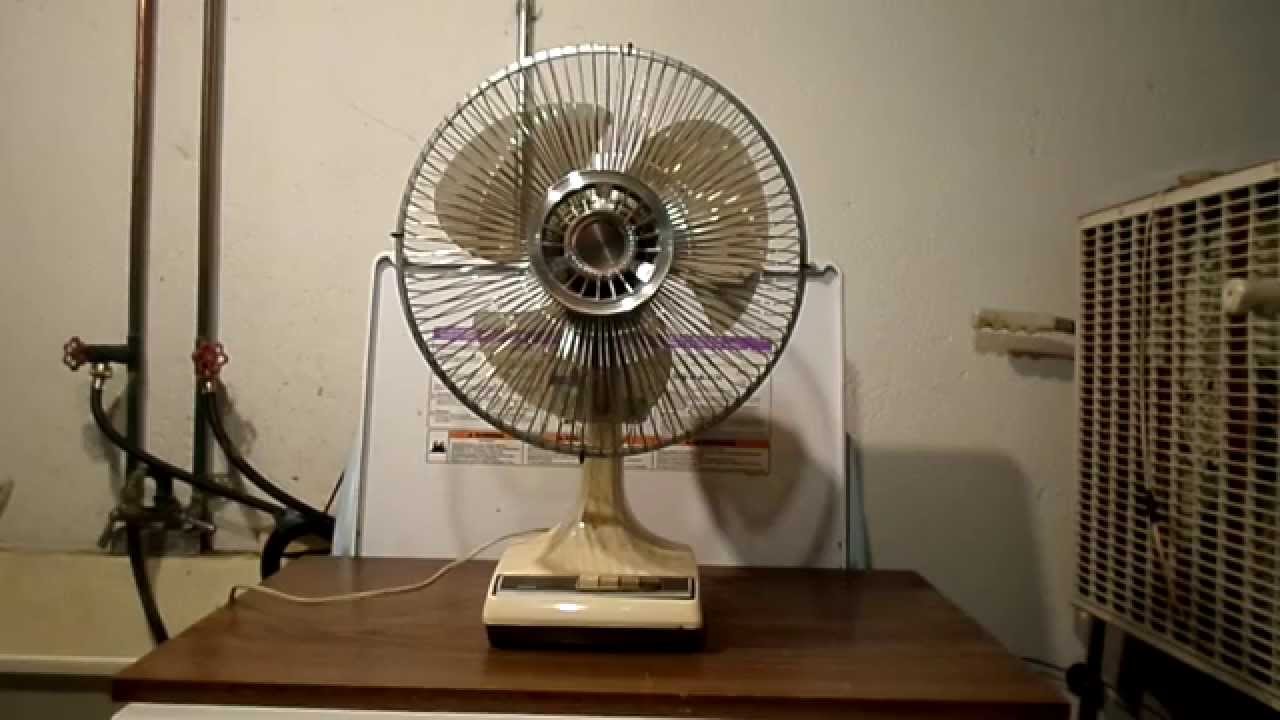 1981-82 Sears 12'' Table Fan Model 453-803200 - YouTube