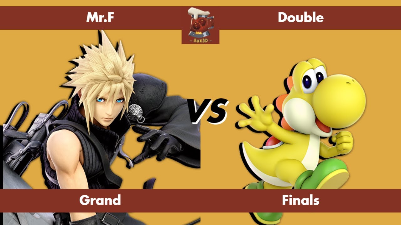 [Aux3D] Grand Finals - Mr.F (Cloud) vs Double (Yoshi) - SSBU - YouTube