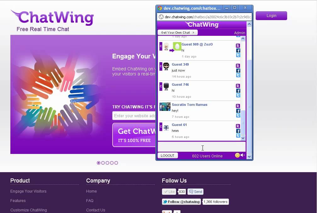 Free Chat Widget for Blogs - YouTube