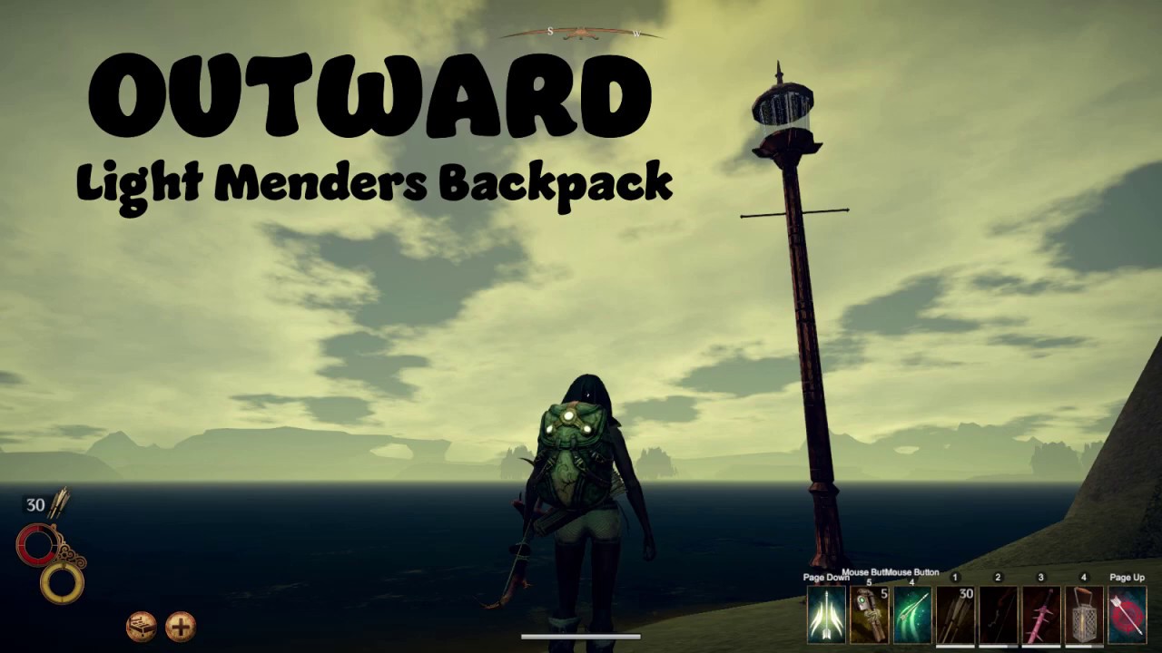 Outward Game - Light Menders Backpack - Hallowed Marsh - Strange ...