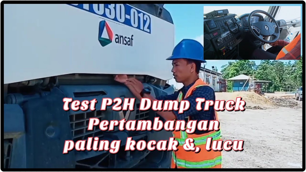 Test P2H unit Tambang paling lucu - YouTube