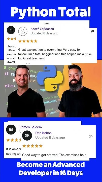 Exclusive Sneak Peek: Python TOTAL Udemy Course - Free Preview! 🐍 - YouTube