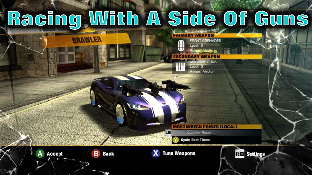 Racing With A Side Of Guns - Full Auto - YouTube