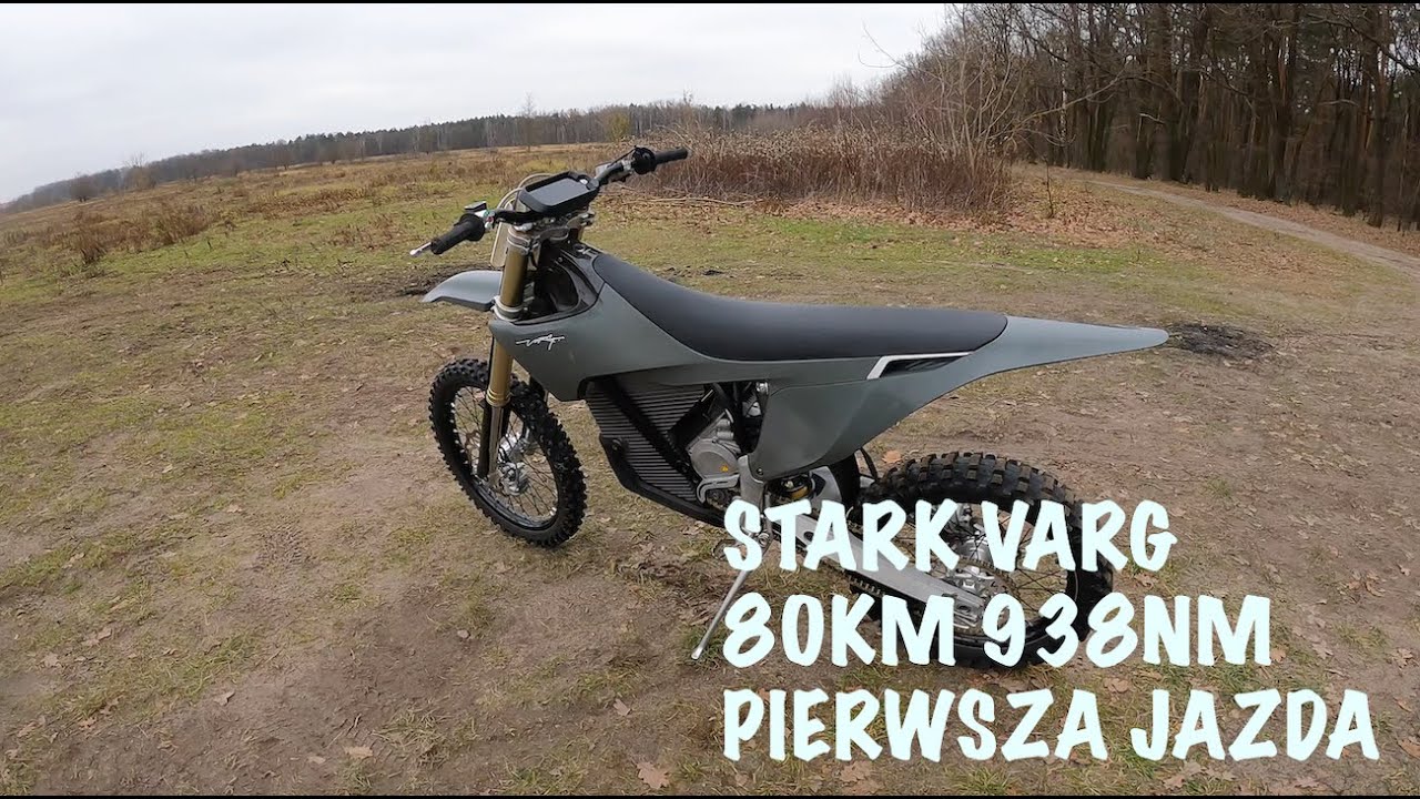 STARK VARG ALPHA 80KM CROSS ELEKTRYCZNY - PIERWSZA JAZDA TEST - YouTube