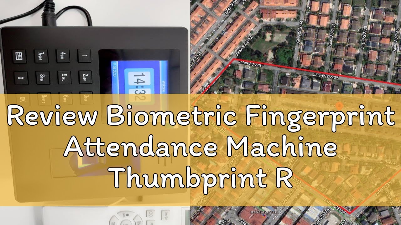 Review Biometric Fingerprint Attendance Machine Thumbprint Record ...