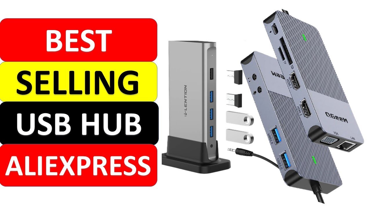 Top 10 Best Selling USB Hub in 2021 on AliExpress - YouTube