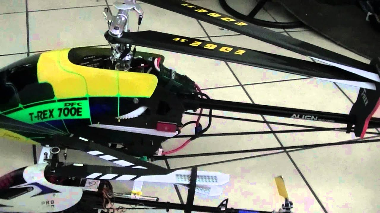 Fusuno ALIGN Trex 700 E DFC Xtremet Fiberglass Airbrush Canopy - YouTube