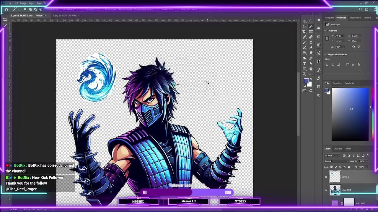 Editing Vector Art Using Photoshop - YouTube