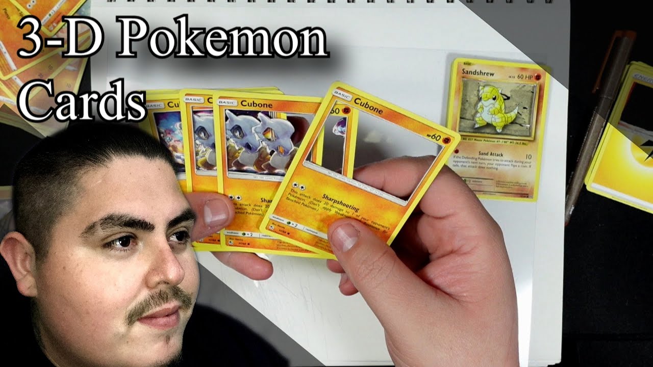 Making A 3D Pokemon Card - YouTube
