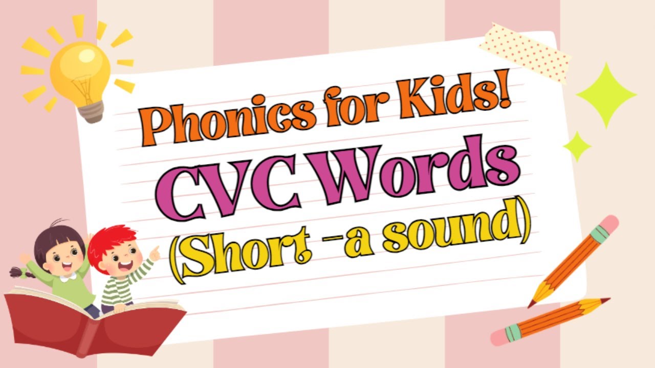 Learn CVC Words with Short "A" Sound | Phonics Vocabulary! - YouTube