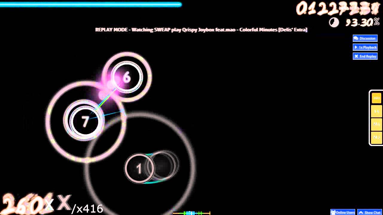 osu! #1 - Colorful Minutes - YouTube