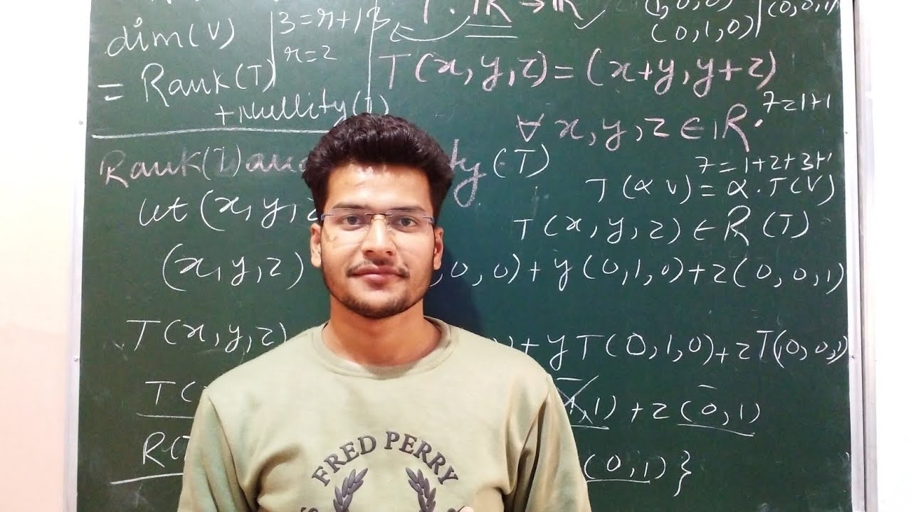 How to Find the Rank and Nullity Of Linear Transformation || Linear ...