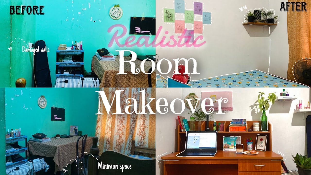 Small bedroom makeover 🌱🐈 + Room tour/ Pinterest inspired🌻#vlog # ...