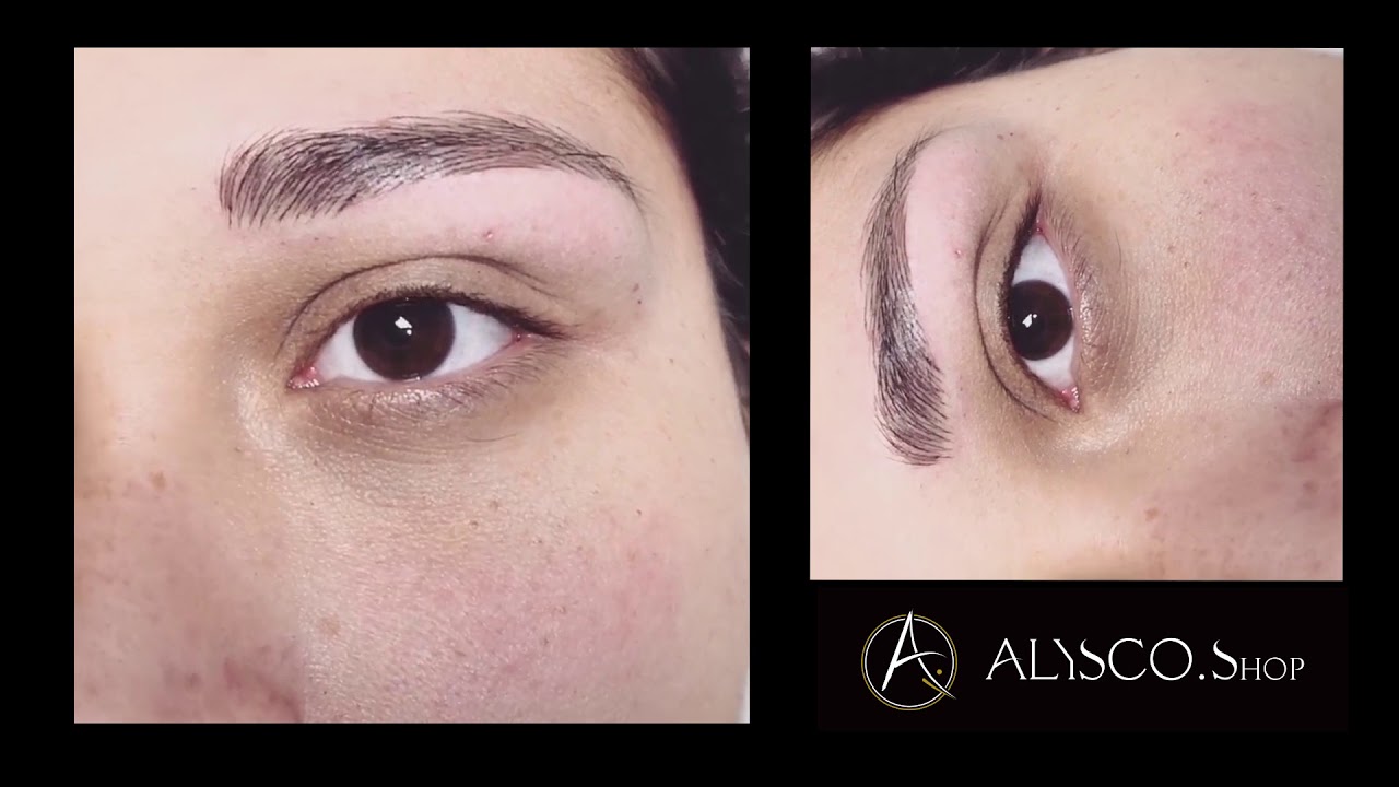 Microblading Lyon | Maquillage permanent | Alysco.Shop - YouTube