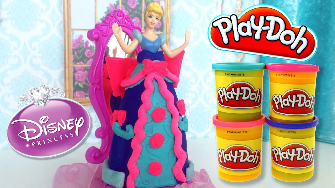 Play-Doh Disney Princess Cinderella Spin and Style - YouTube