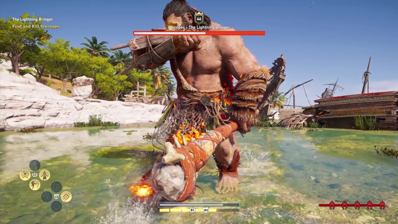 Assassin's Creed Odyssey Steropes The Lightning Bringer - YouTube