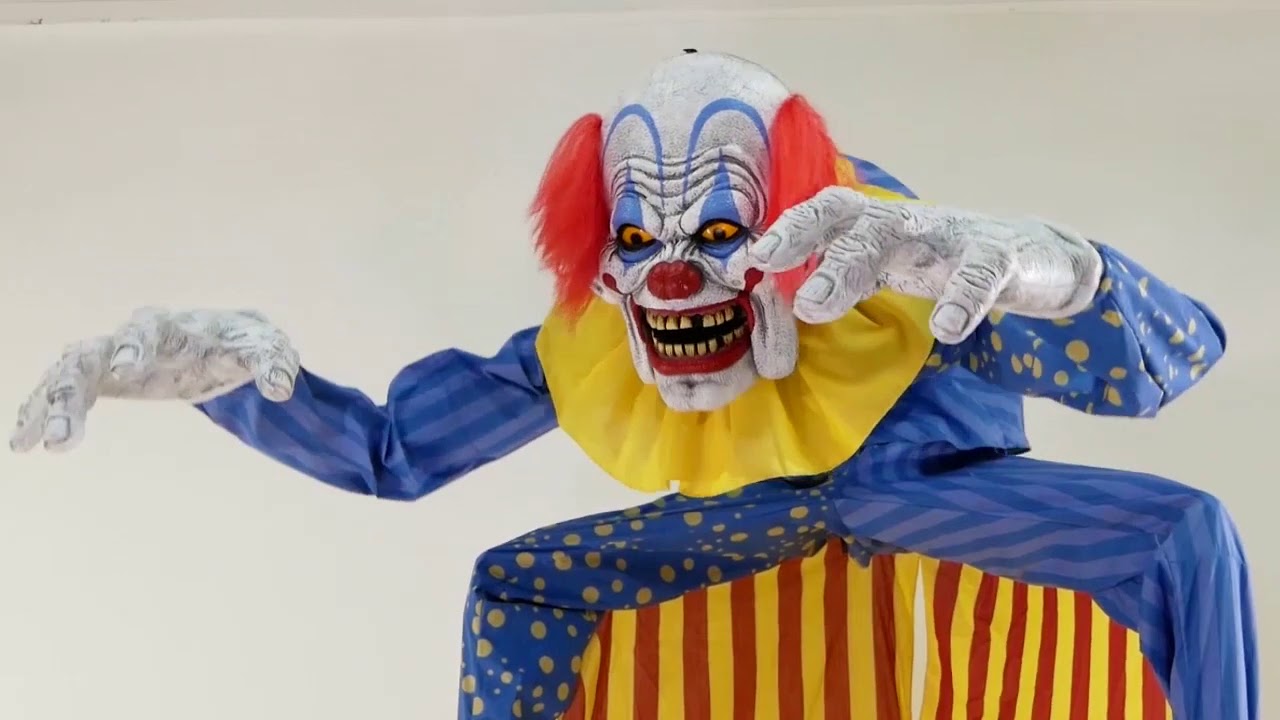 Looming Clown Animated Halloween Prop (MR124761) - YouTube