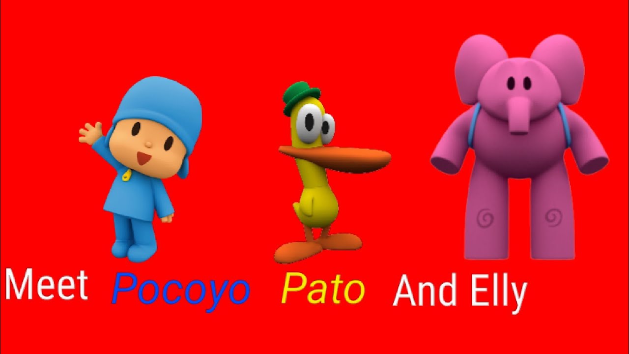 Meet Pocoyo Pato And Elly - YouTube