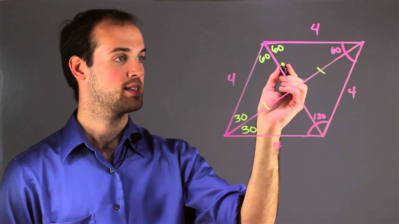 Formula for Angles to Diagonals : Math Skills - YouTube