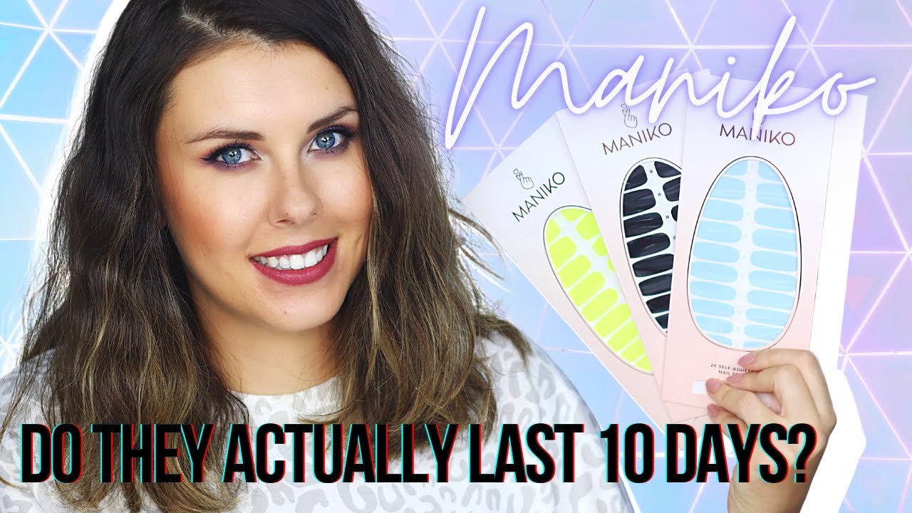 MANIKO NAIL STRIPS REVIEW, WEAR-TEST & GIVEAWAY! (Closed)💅 | Real nail ...