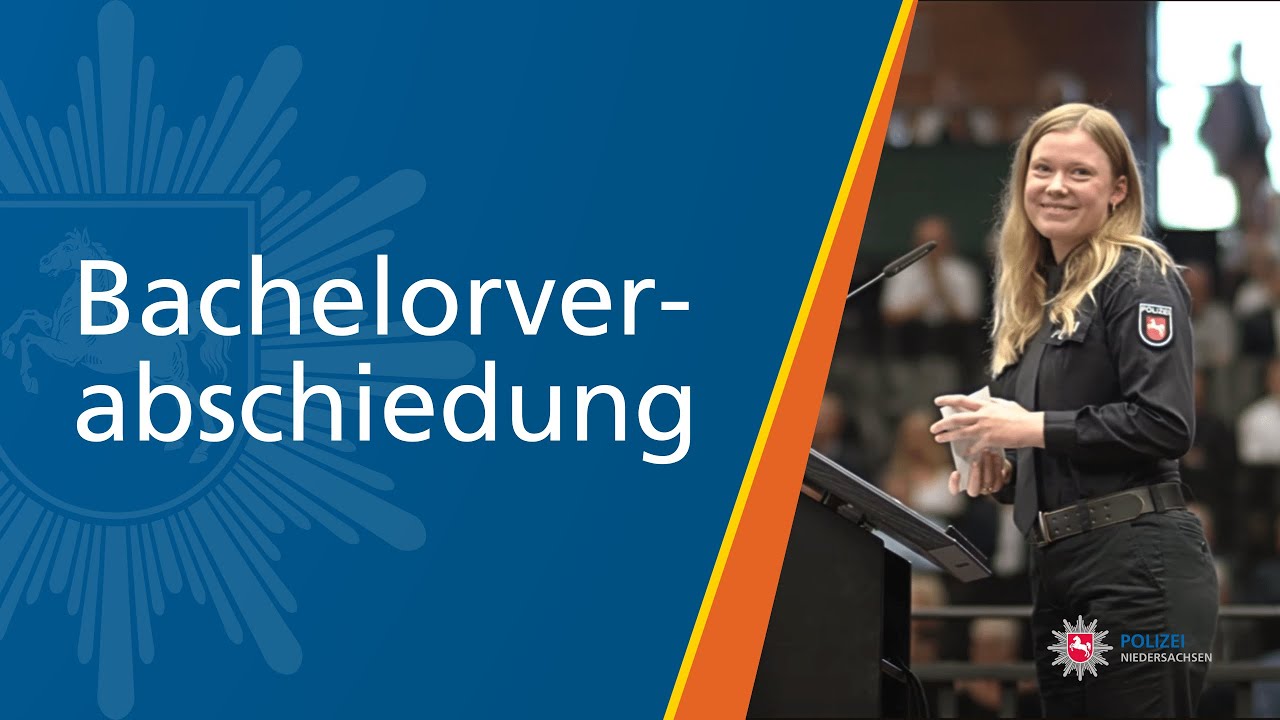 Bachelor-Verabschiedung der Polizeiakademie Niedersachsen 2023 - YouTube