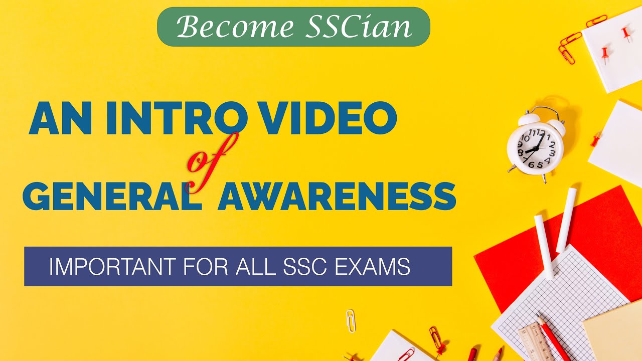 SSC EXAM SYLLABUS GENERAL AWARENESS | GENERAL AWARENESS BY UTKARSH SIR ...