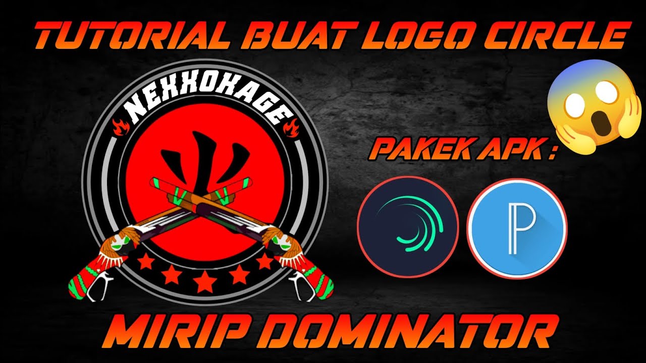 TUTORIAL BUAT LOGO CIRCLE MIRIP DOMINATOR #alightmotion #ff #logodesign ...