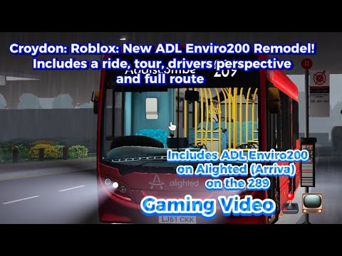 Gaming Video! | Roblox Croydon | 289 Full Route Journey Waddon Marsh to ...