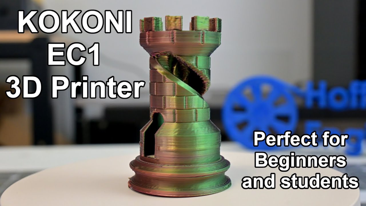 The 3D Printer for Absolute Beginners - KOKONI EC1 Review - YouTube