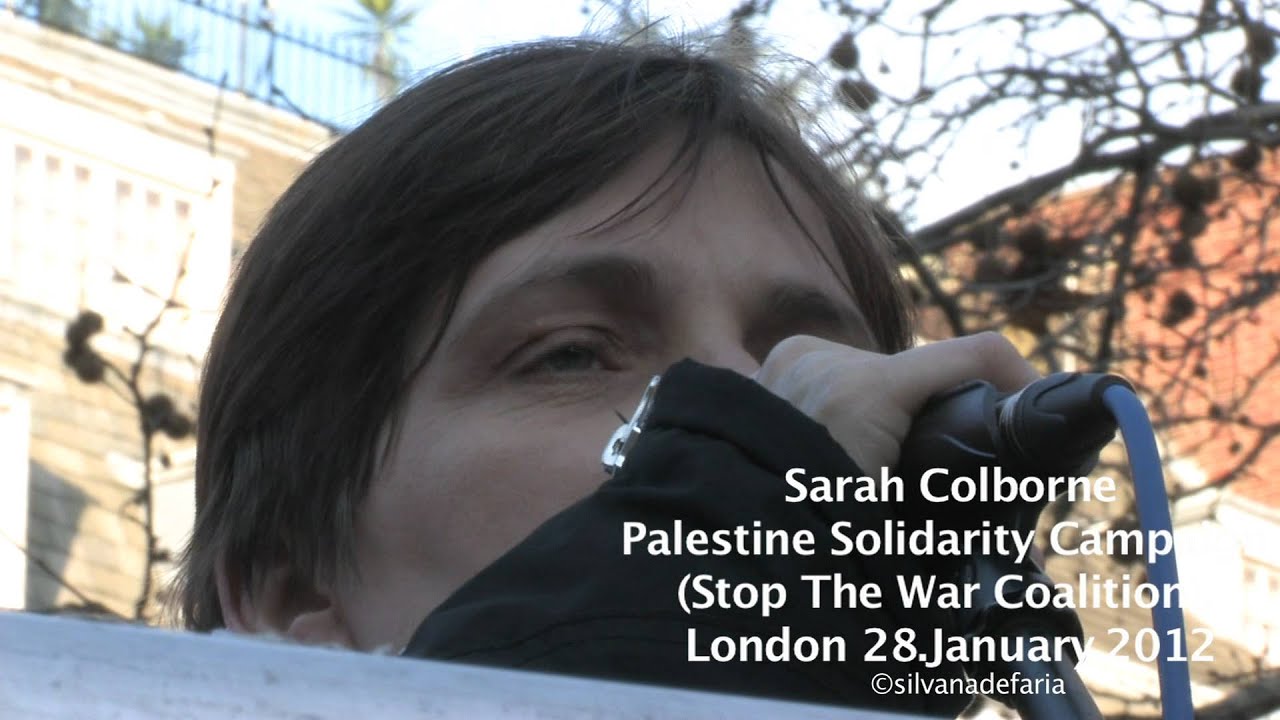 Sarah Colborne, Rally Against Military Intervention in Iran and Syria ...