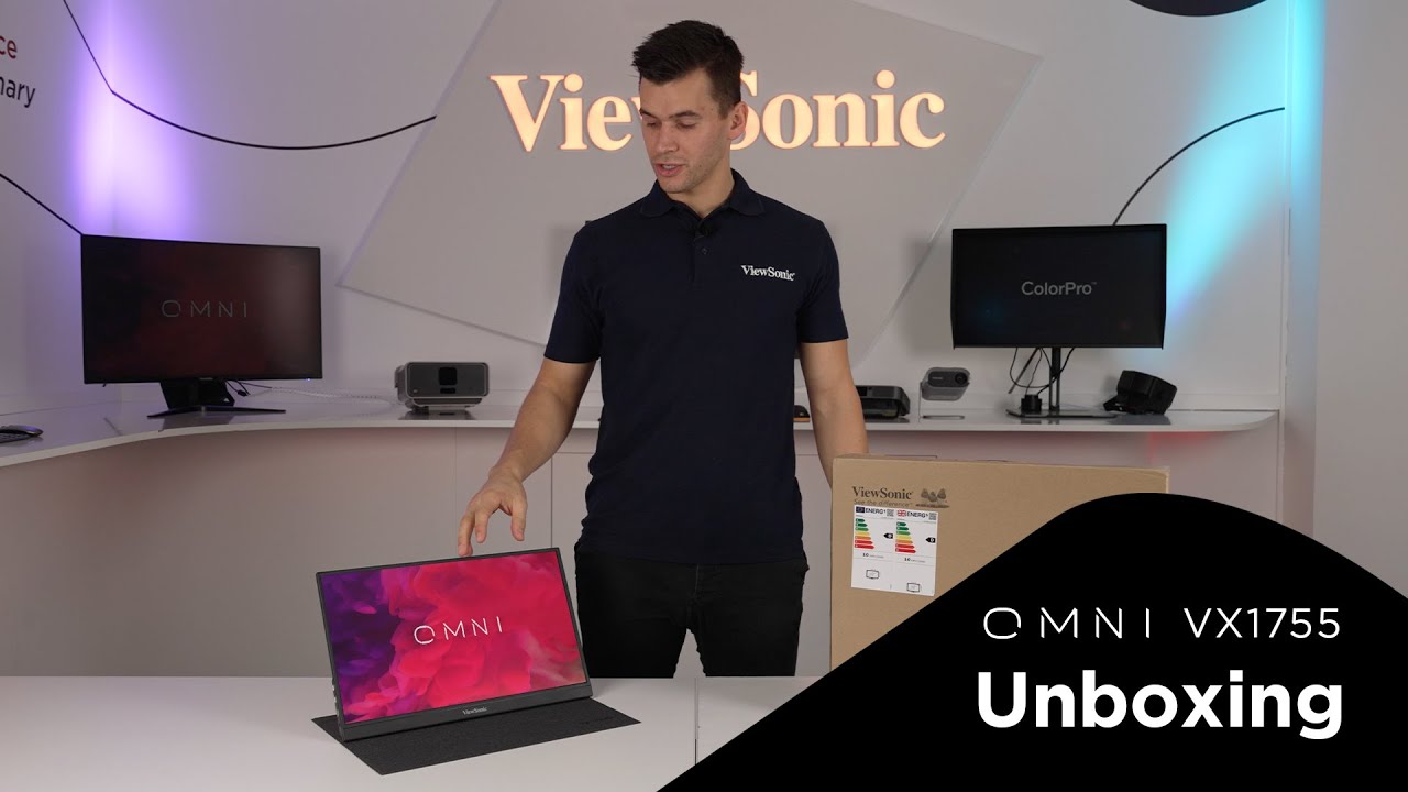 ViewSonic OMNI VX1755 Portable Gaming Monitor | Official Unboxing - YouTube
