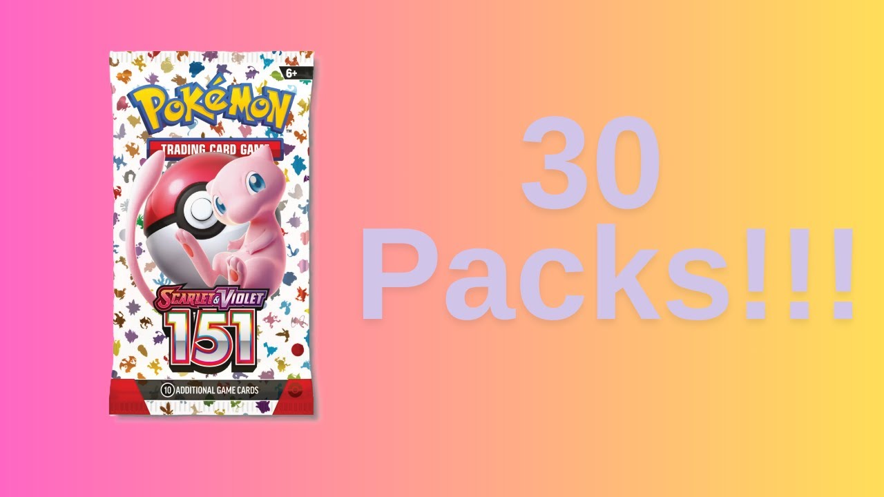 Pokemon 151- 30 Pack Opening - YouTube