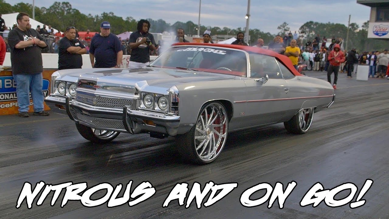 THIS NITROUS DONK ON 26 INCH WHEELS WILL MOVE OUT!1 - YouTube