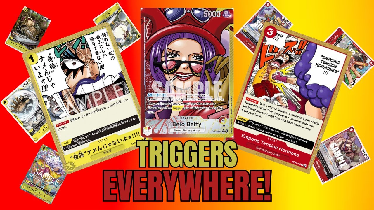 [OP-09] This Trigger Belo Betty deck WINS in 3 TURNS! (deck profile + gameplay) -One Piece Card ...