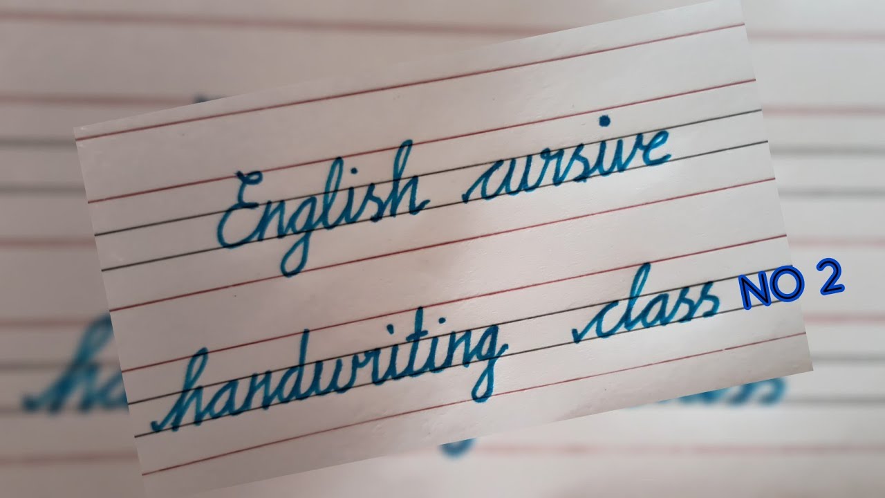 Handwriting Practice No 2 | Cursive Writing Explained In Tamil அழகான ...