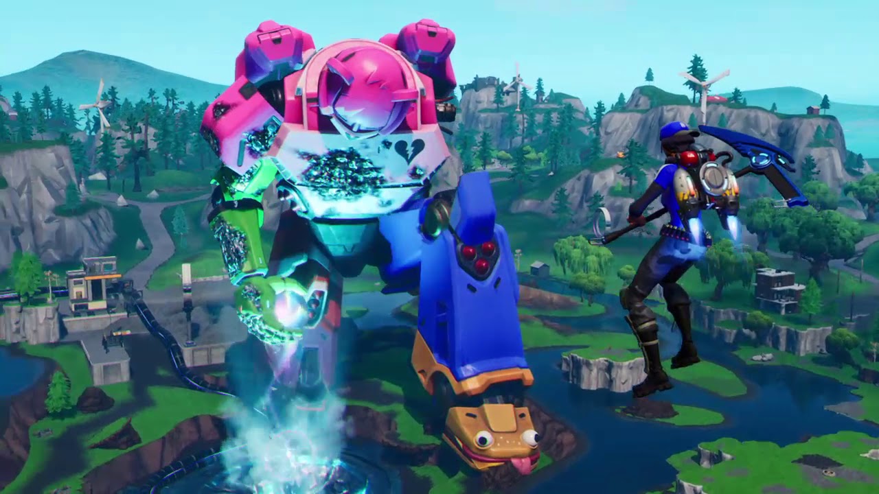 Fortnite Event Robot vs Monster - YouTube