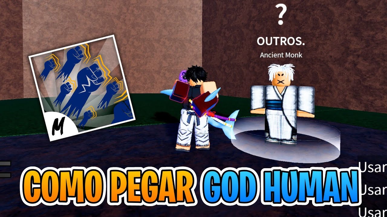 COMO PEGAR O ESTILO DE LUTA GOD HUMAN 2024 [BLOX FRUITS] - YouTube