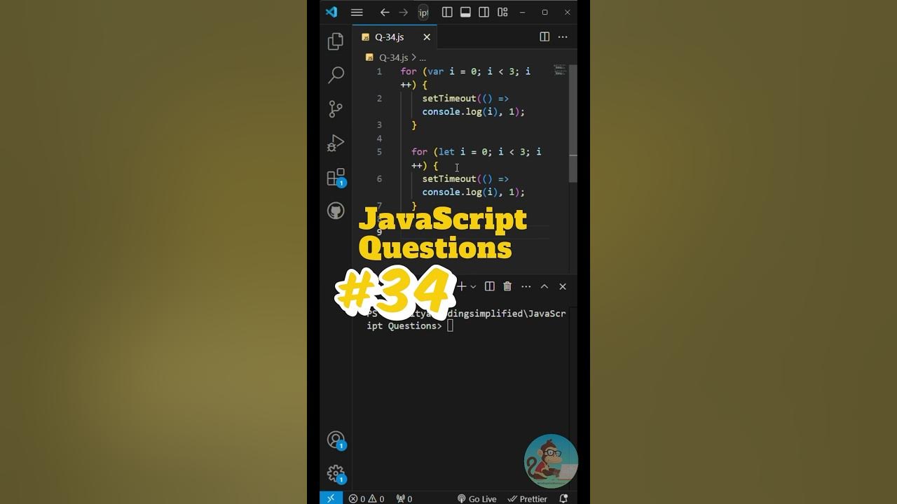 #34 : JavaScript Questions Series #coding #webdevelopment #codingsimplifiedspace # ...