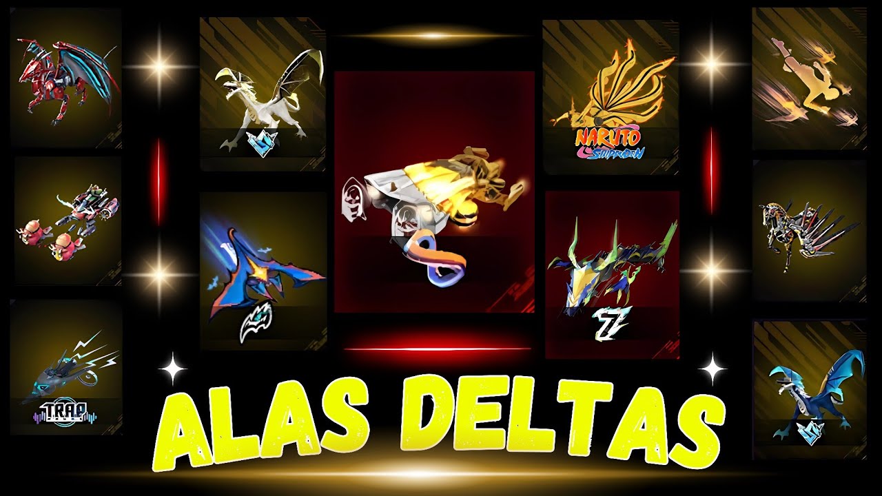 LAS MEJORES ALAS DELTAS FREE FIRE CUAL ES EL MEJOR ALA DELTA - YouTube