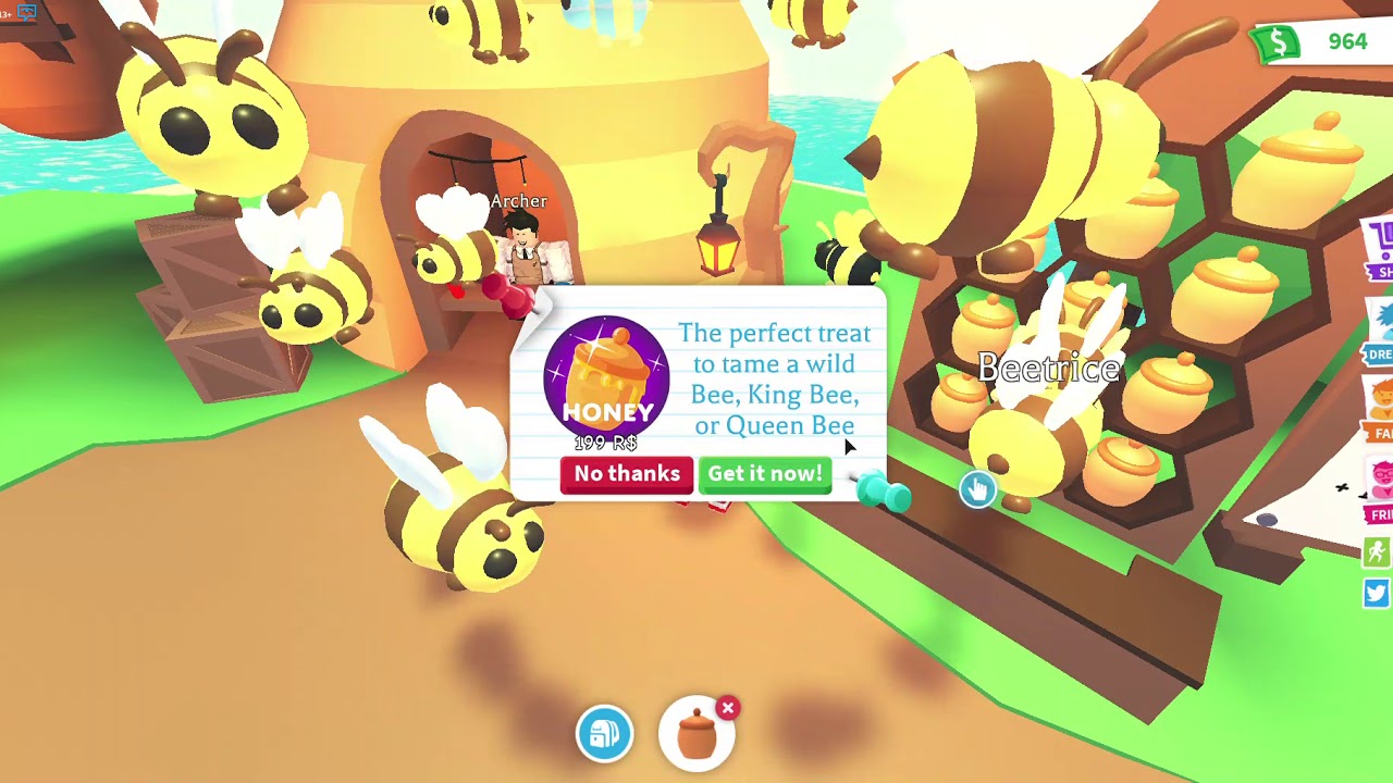 ADOPT ME - "Rolling" Honey Jars - YouTube