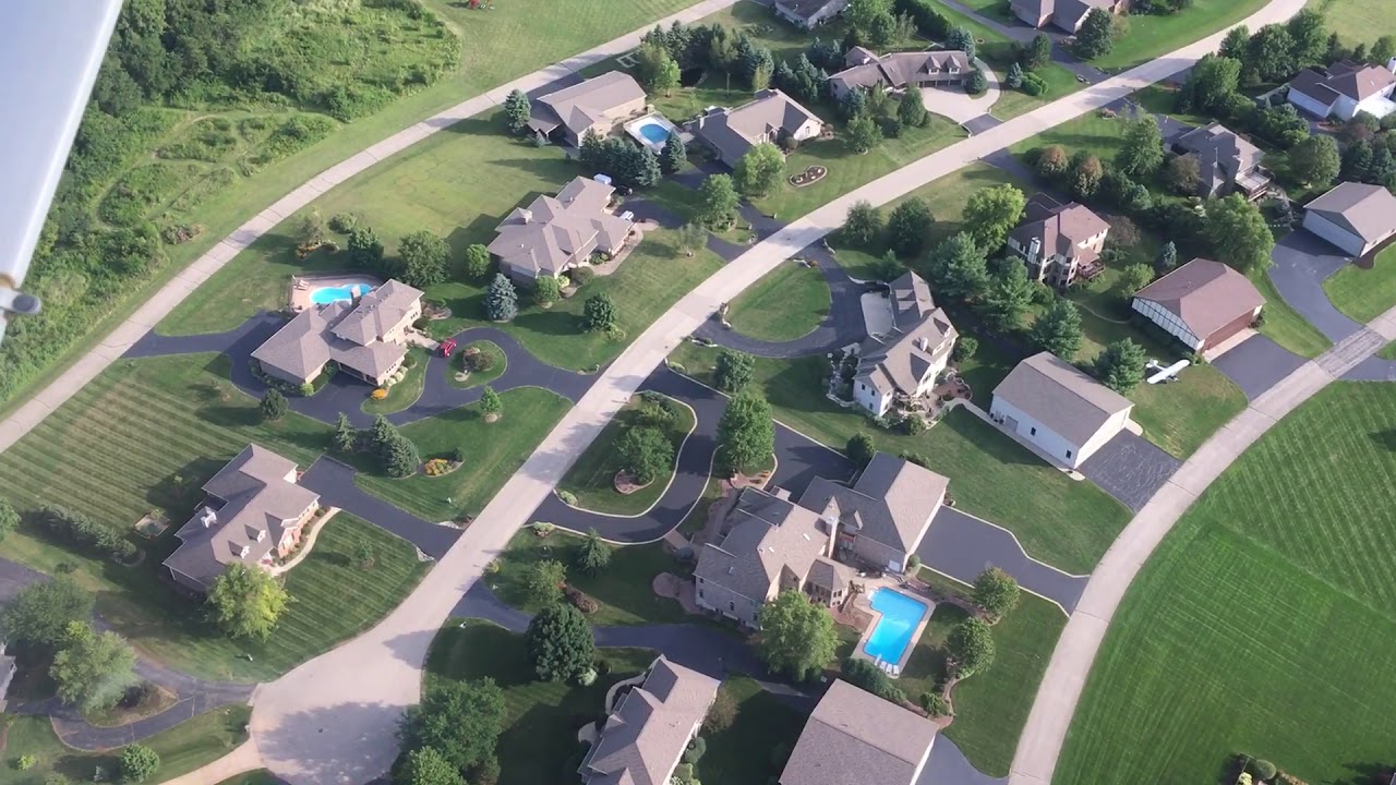 Small private airport community. - YouTube