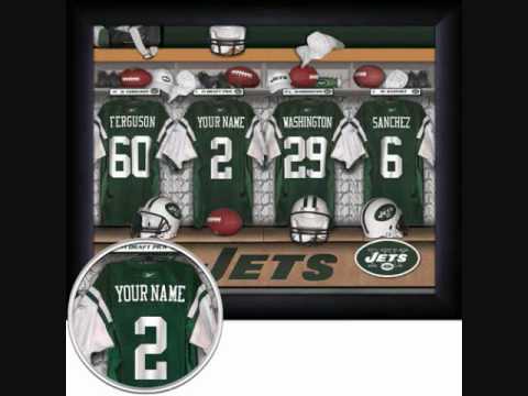 Personalized NFL Locker Room Prints - YouTube