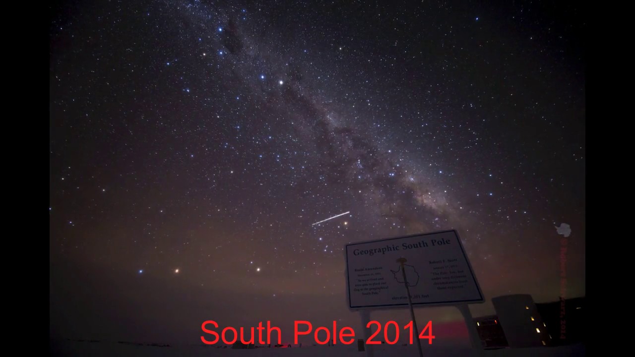 Many satellites over the South Pole Time Lapse - Mirror from Robert ...