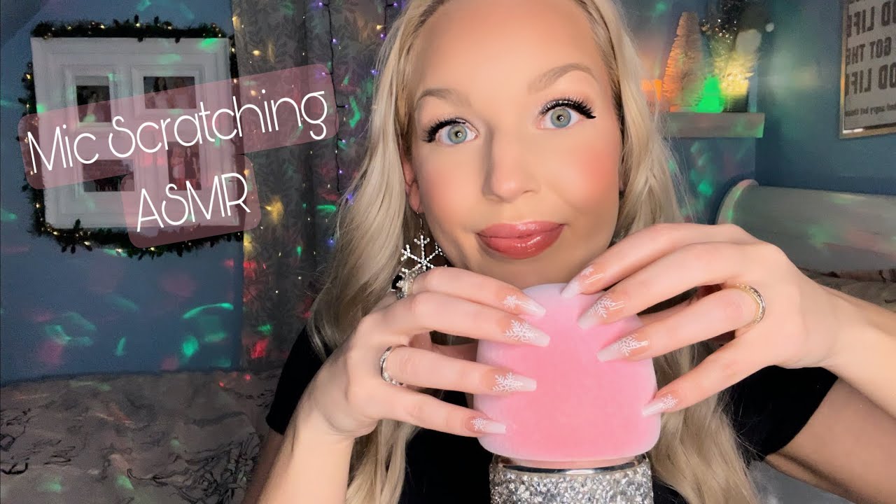 ASMR FLUFFY VS. FOAM MIC COVER Mic Scratching - YouTube