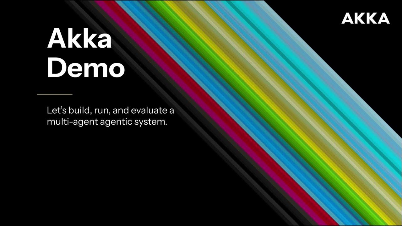 Demo - Build, test, deploy, run multi-agent system with Akka - YouTube