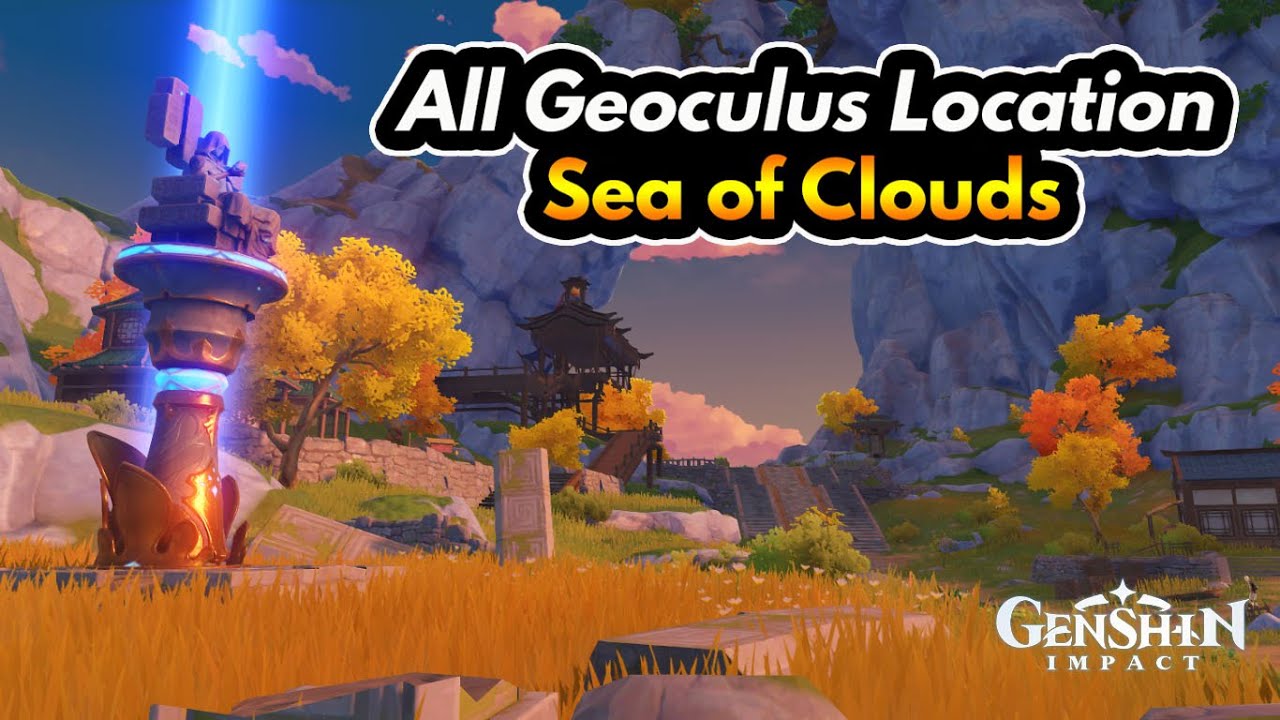 Genshin Impact All Geoculus Location: Sea of Clouds (#14) - YouTube
