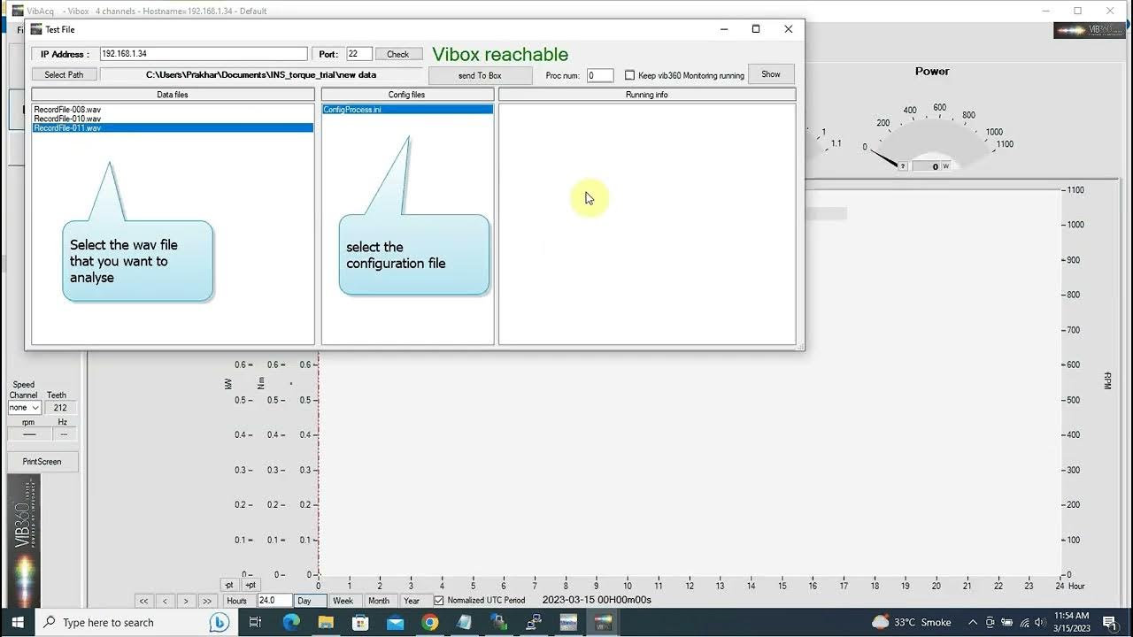 How to read/load .dat files in the Vibacq application? - YouTube
