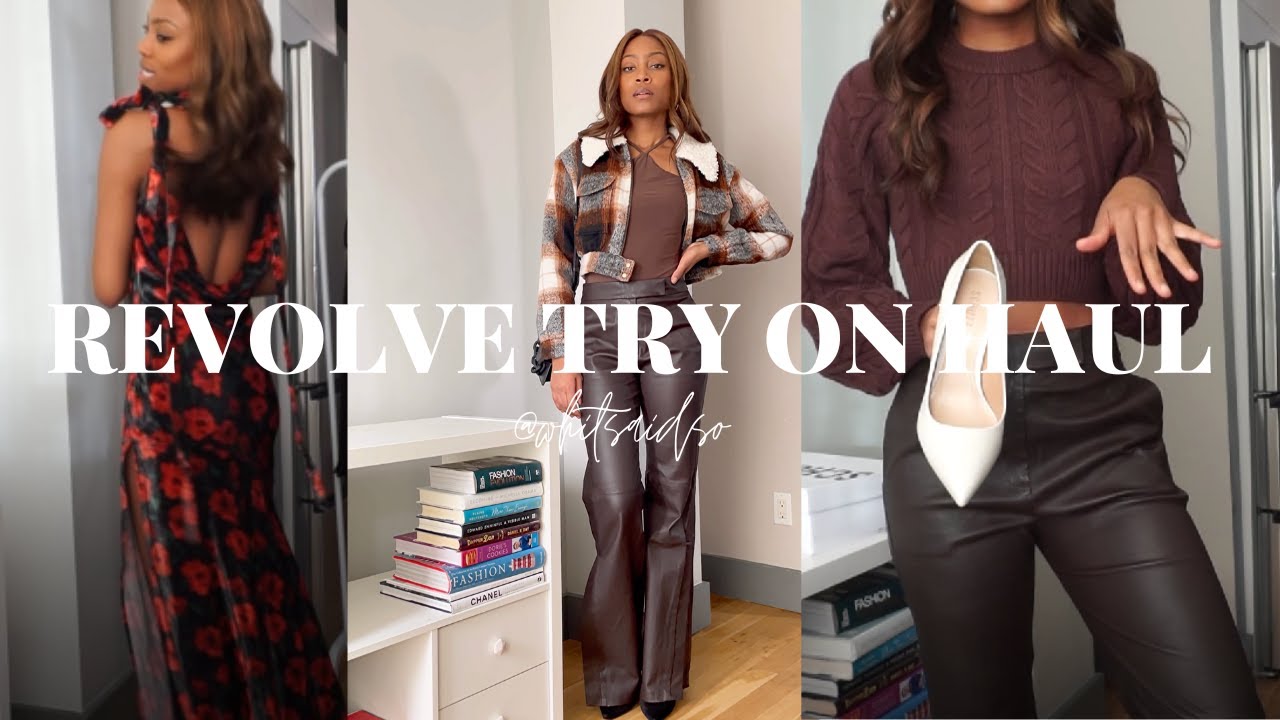 REVOLVE TRY ON HAUL - YouTube